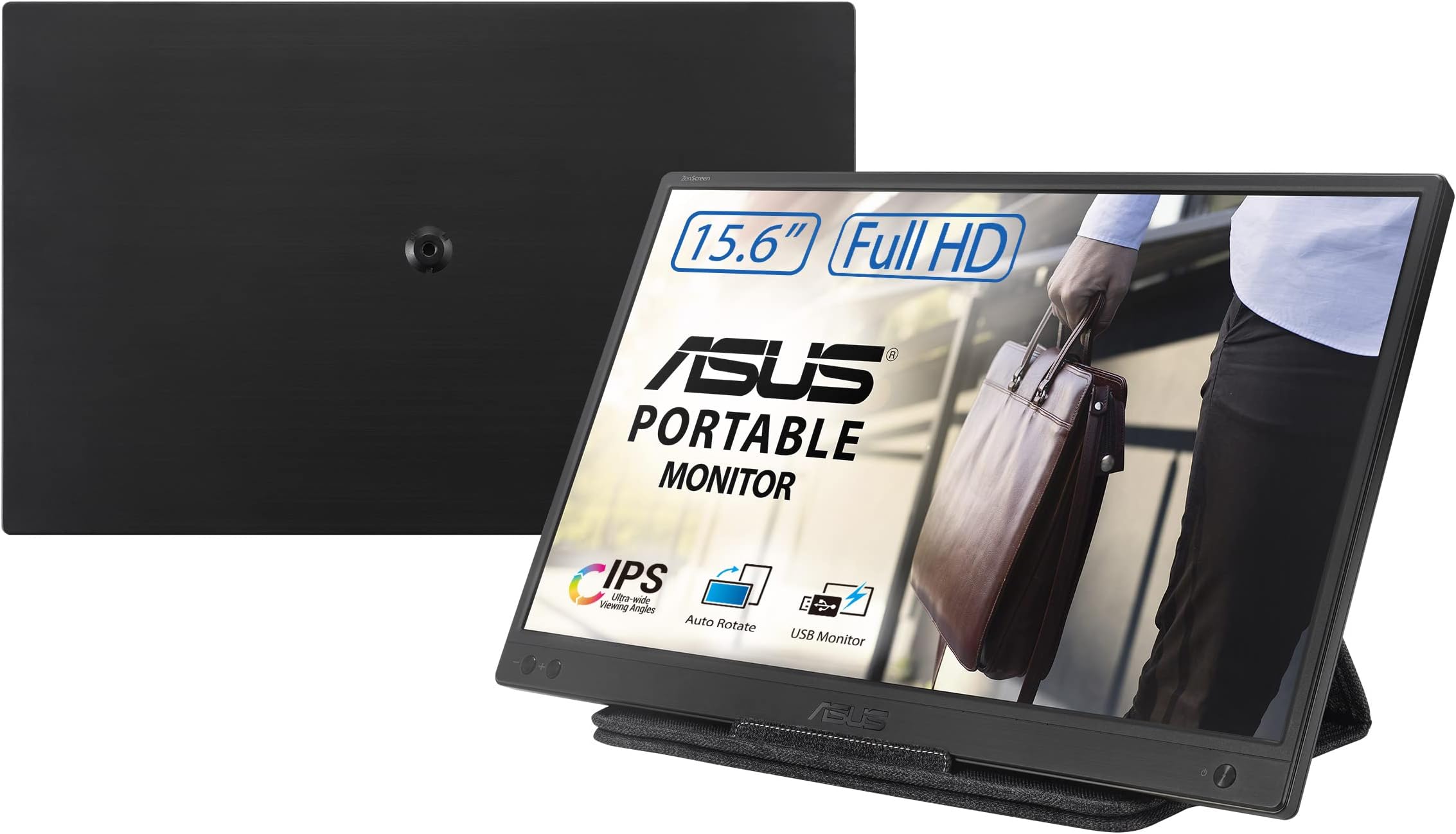 ASUS MB168B 15.6 Inch Portable USB Monitor, 1366x768, TN : Amazon.co.uk ...