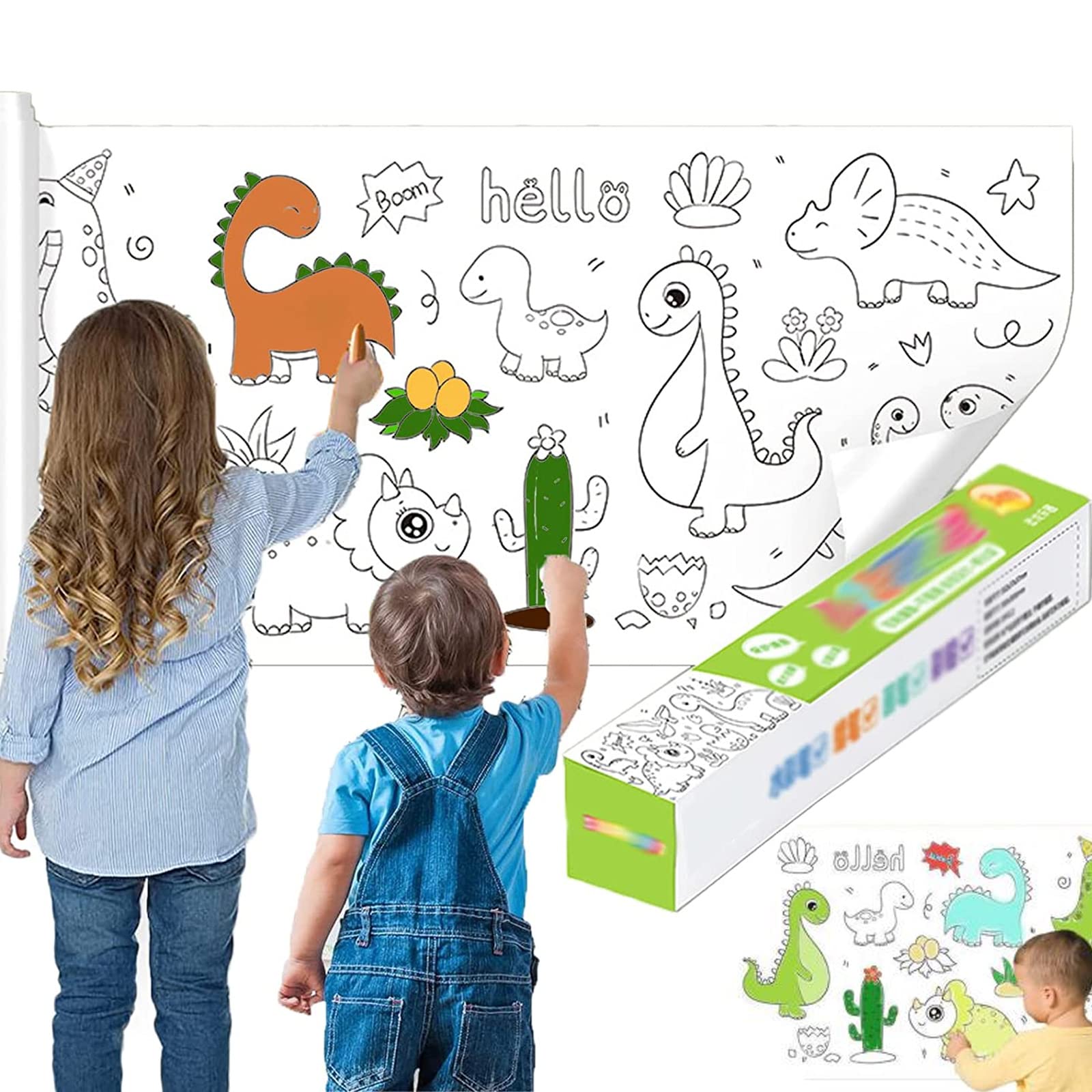 Large Drawing Paper, Childrens Drawing Roll Paper for Kids, Kids ...