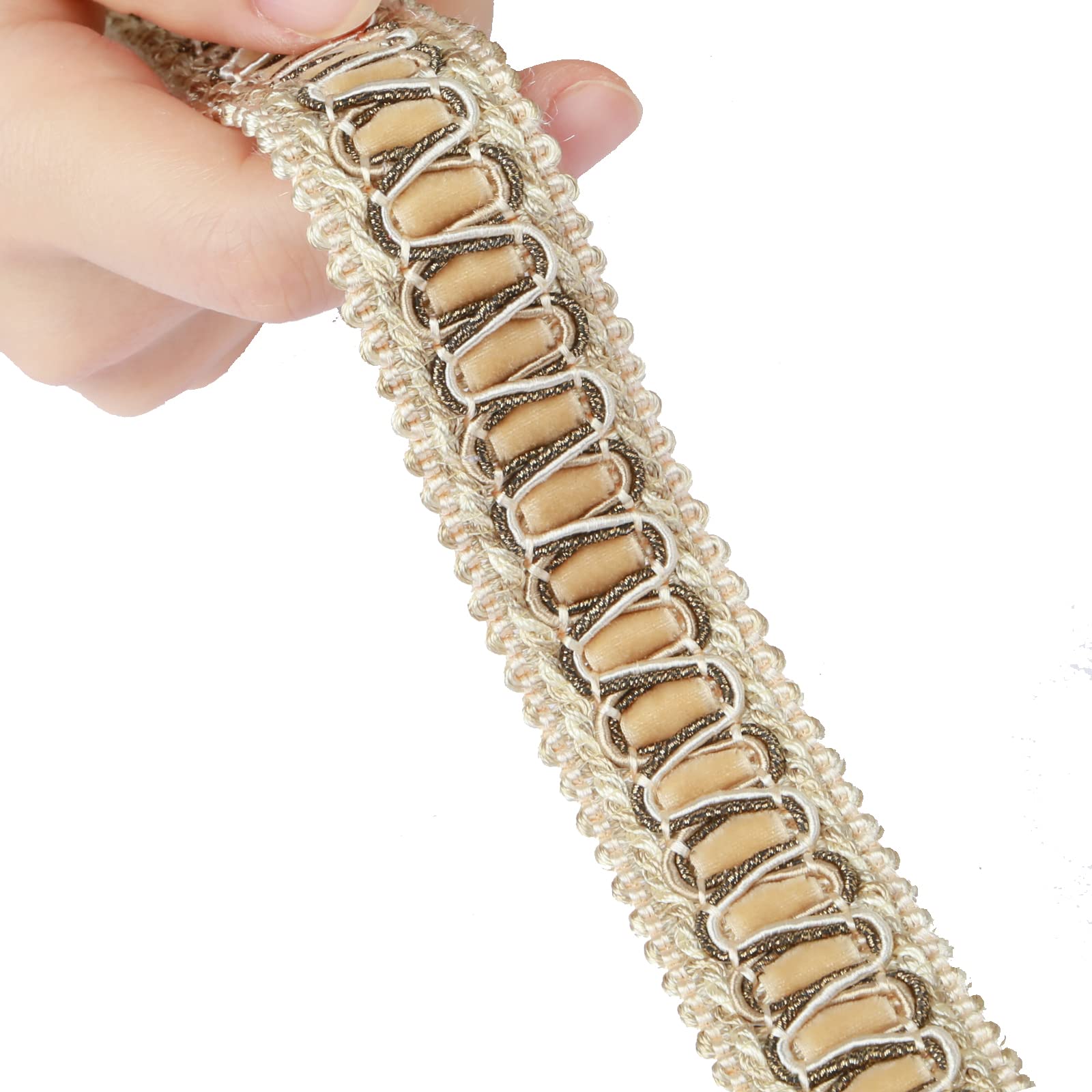 Amazon.com: Fenghuangwu Braid Trim 6.5 Yard Polyester Woven Gimp Braid ...