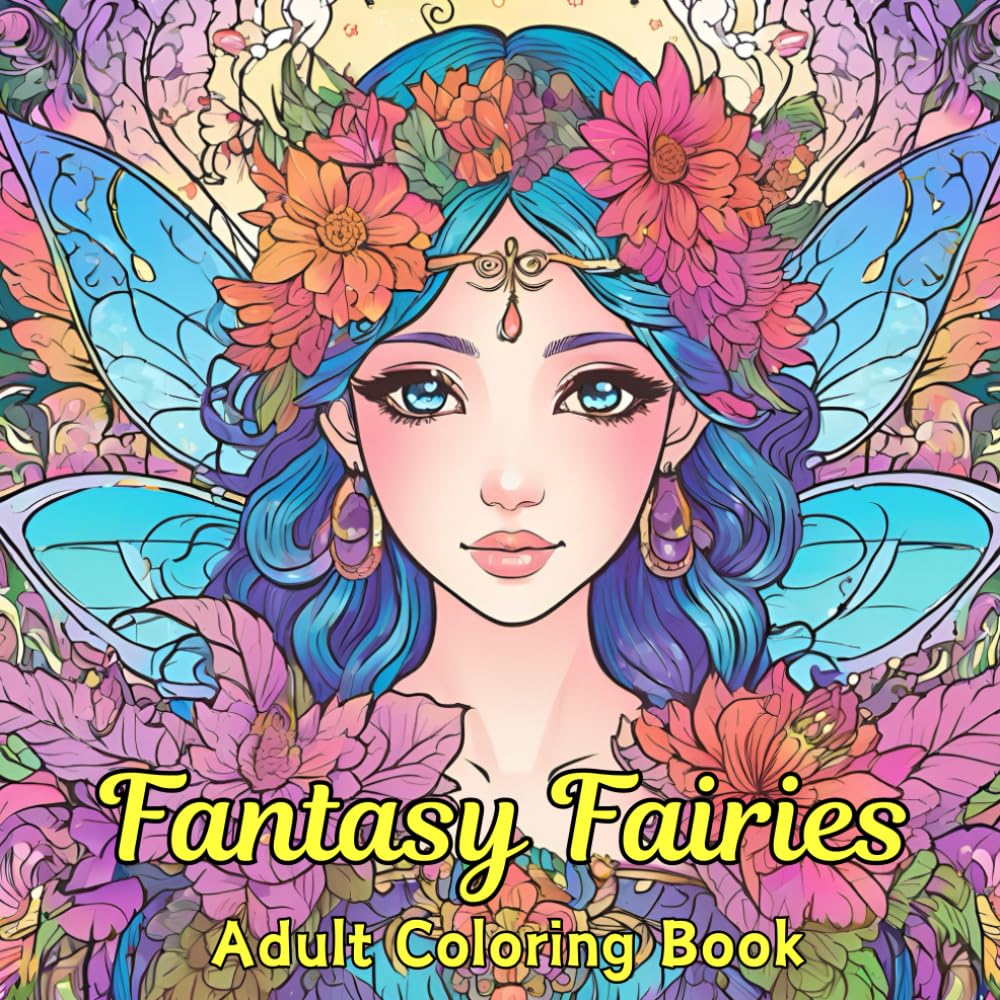 Amazon.com: Fantasy Fairies: A Coloring Adventure: Coloring Book for ...