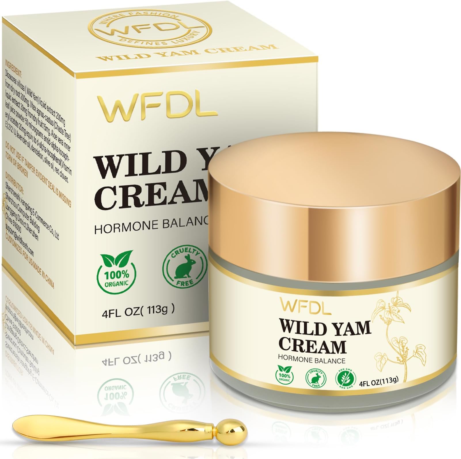Amazon.com: Faith and Grace Organics Organic Enriched Wild Yam Cream ...