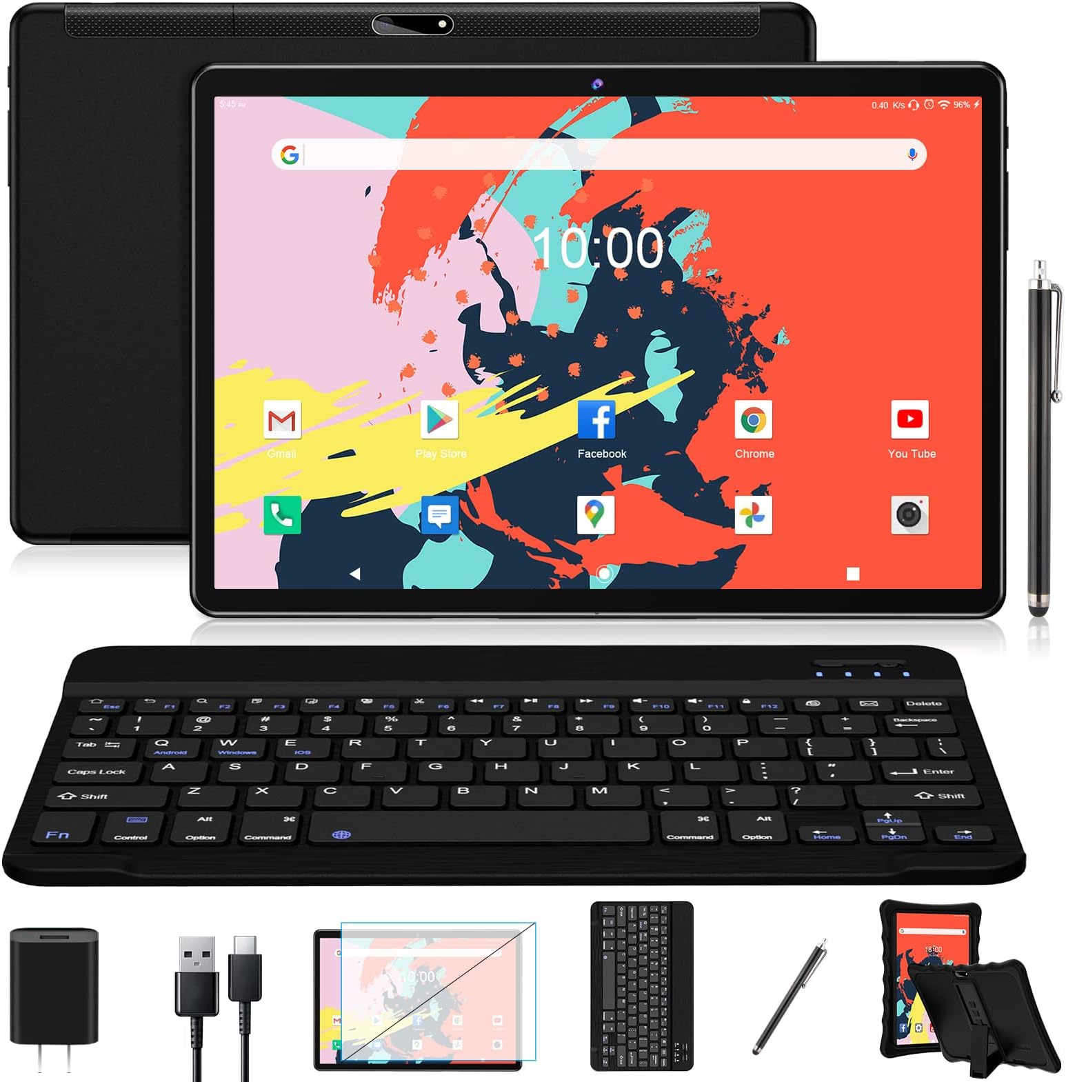 Amazon.com : Toshiba Thrive 10.1-Inch 16 GB Android Tablet AT105-T1016 ...