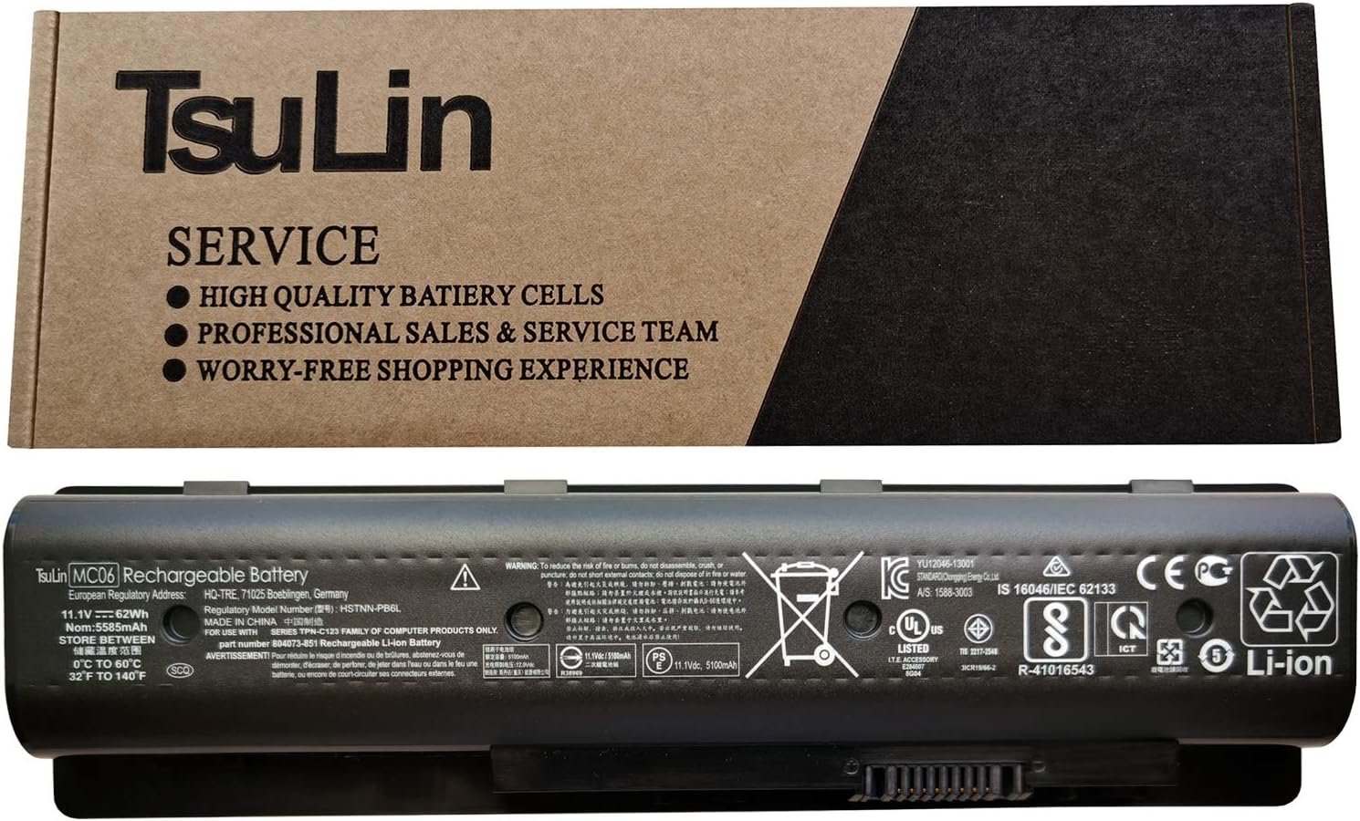 Amazon.com: MC06 Laptop Battery Replacement for Hp Envy M7-N000 M7-N100 15-AE100 17-N000 17-R000 ...