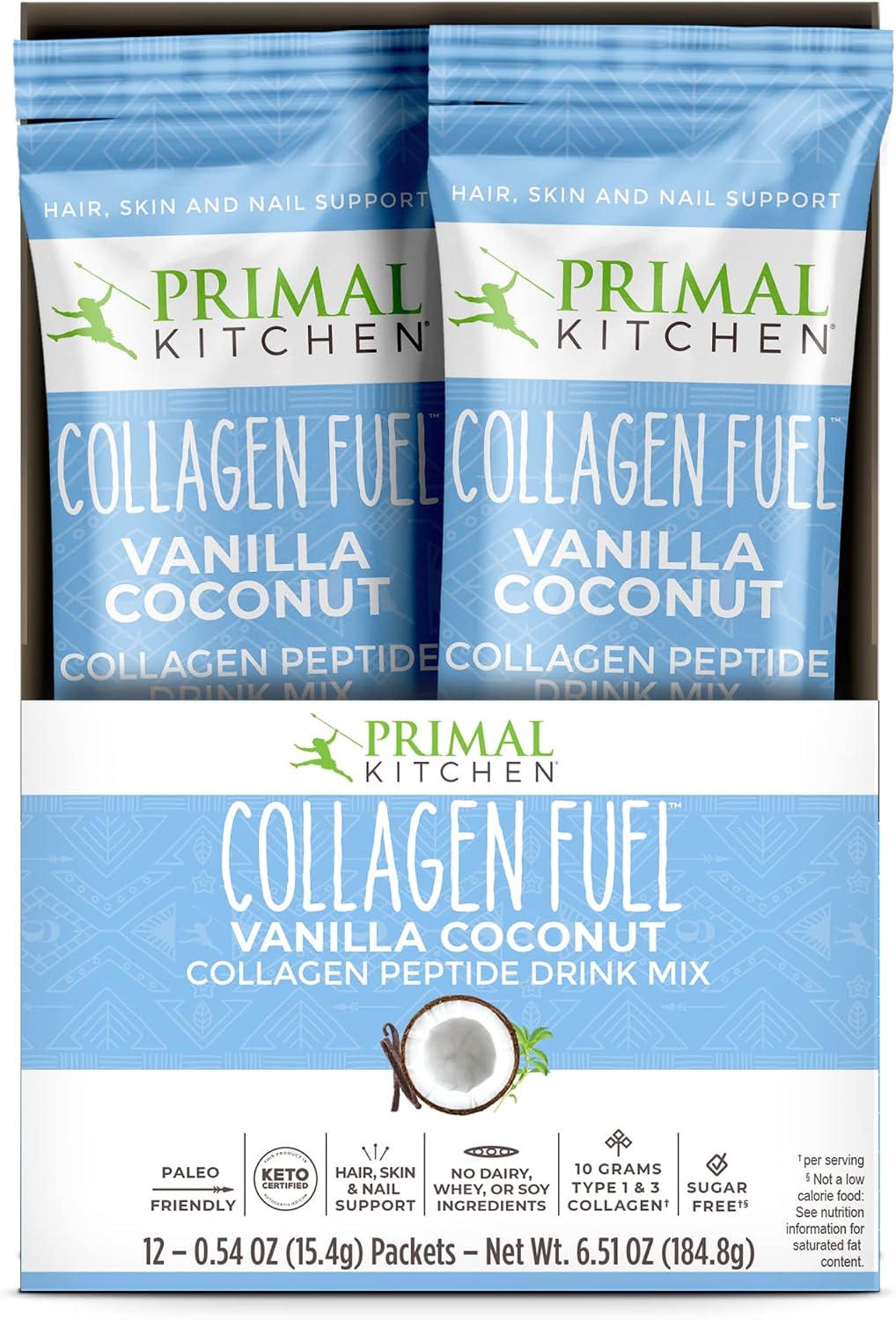 Amazon.com : Collagen Fuel Vanilla Packets 0.54 Ounce (Pack of 12 ...