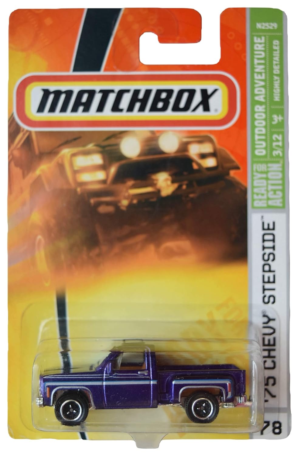 Matchbox '75 Chevy Stepside [Purple] #78, Outdoor Adventure : Amazon.in ...