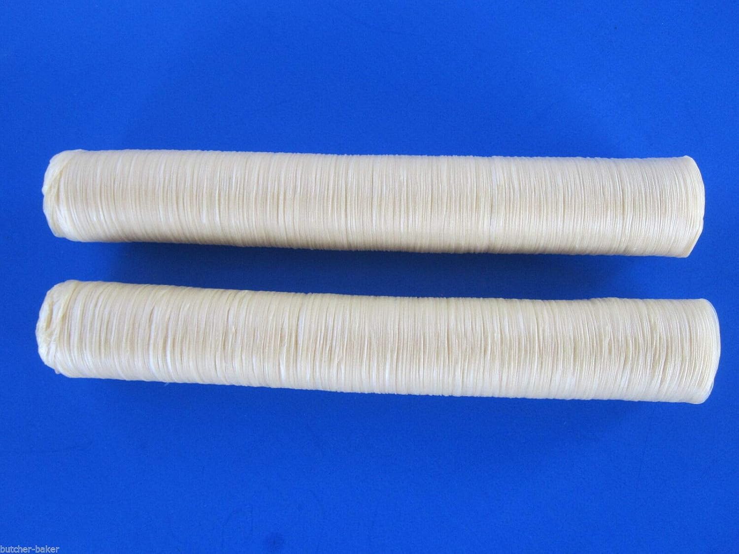 Amazon.com: 2 strands. Clear Collagen Beef casings. 32mm finished ...