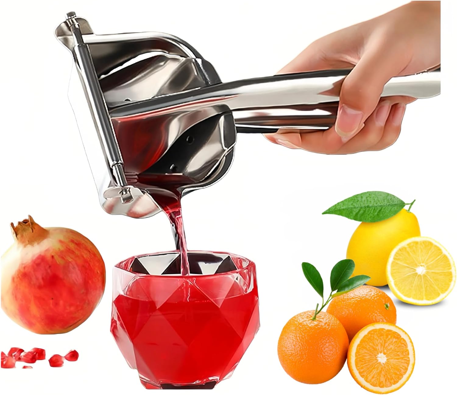 Amazon.com: 304 Stainless fruit hand juicer squeezer Hand press juicer ...