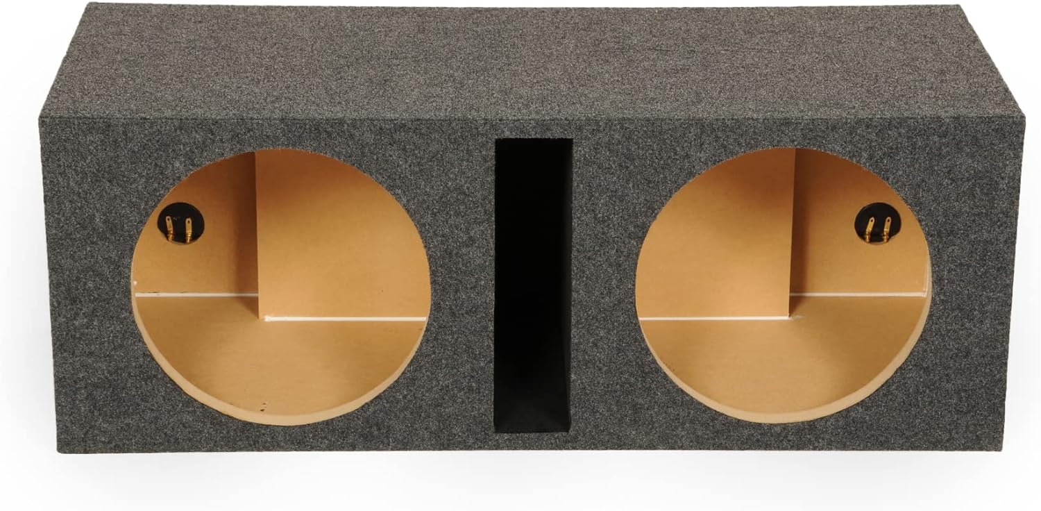 Dual 12-Inch Sub Woofer Box Enclosure Vented port – Yaxa Store