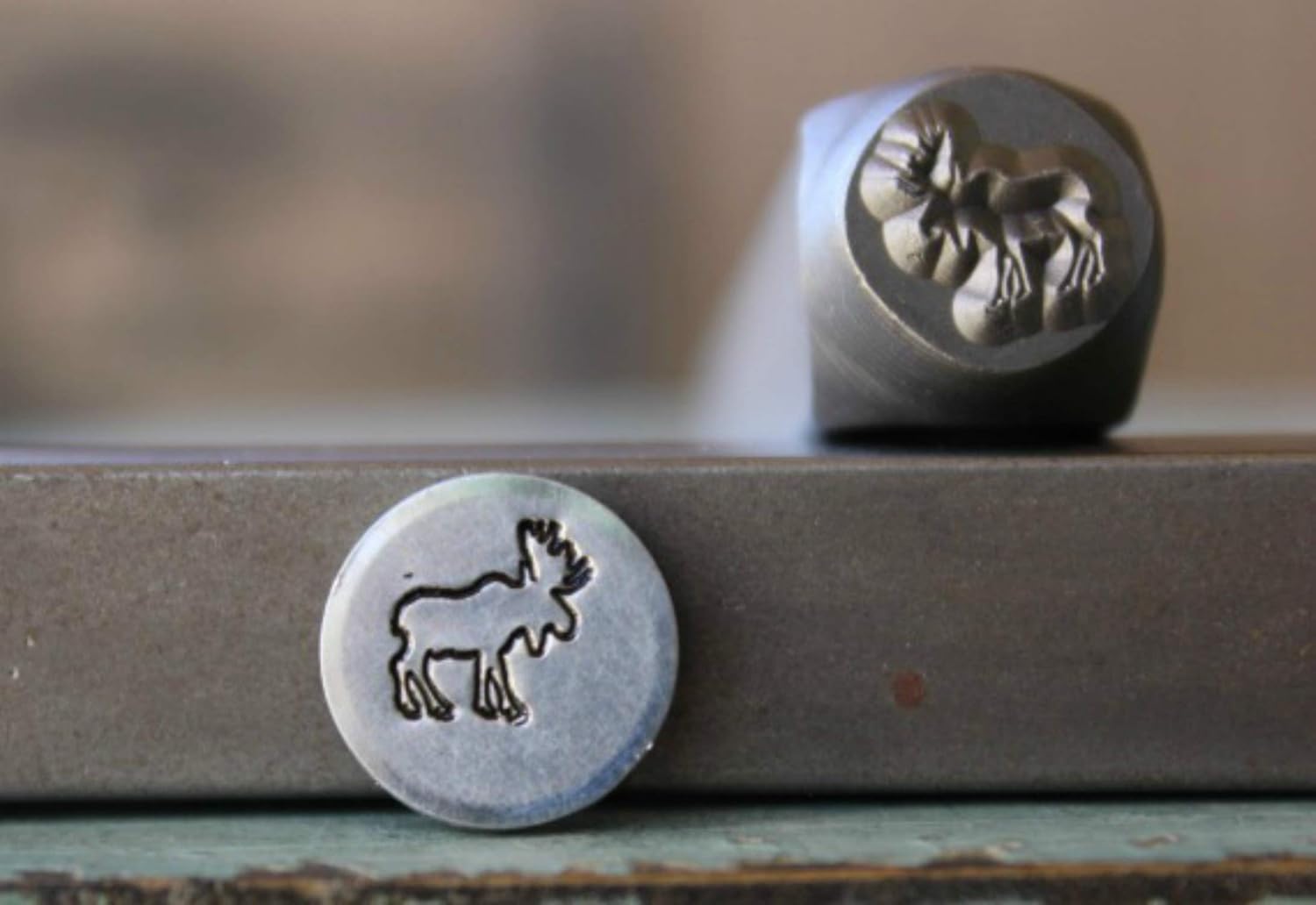Amazon.com: 7mm Moose Metal Punch Design Stamp - Supply Guy - CH-205 ...