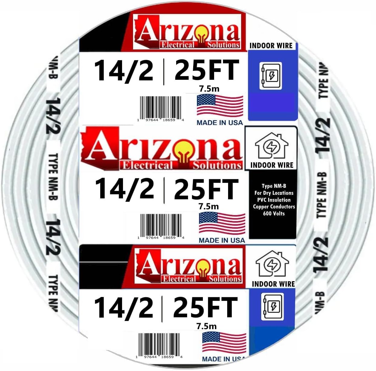 Amazon.com: Southwire 28827422 50' 14/2 with Ground Romex Brand SIMpull ...