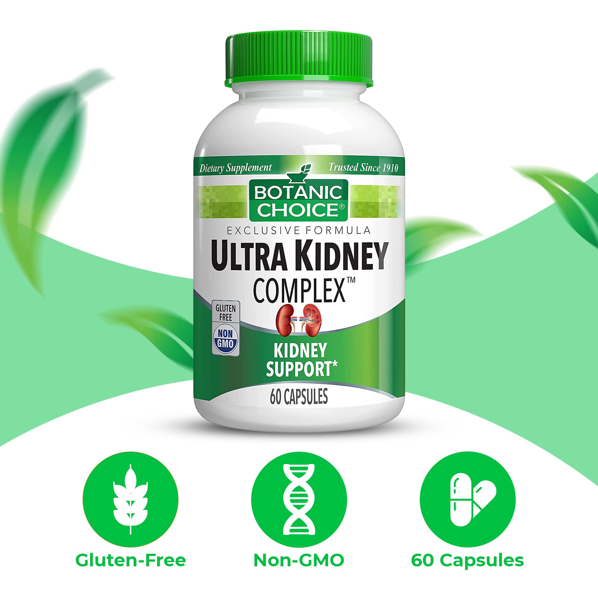 Botanic Choice - Cápsulas ultra renales, fórmula de apoyo renal con ...
