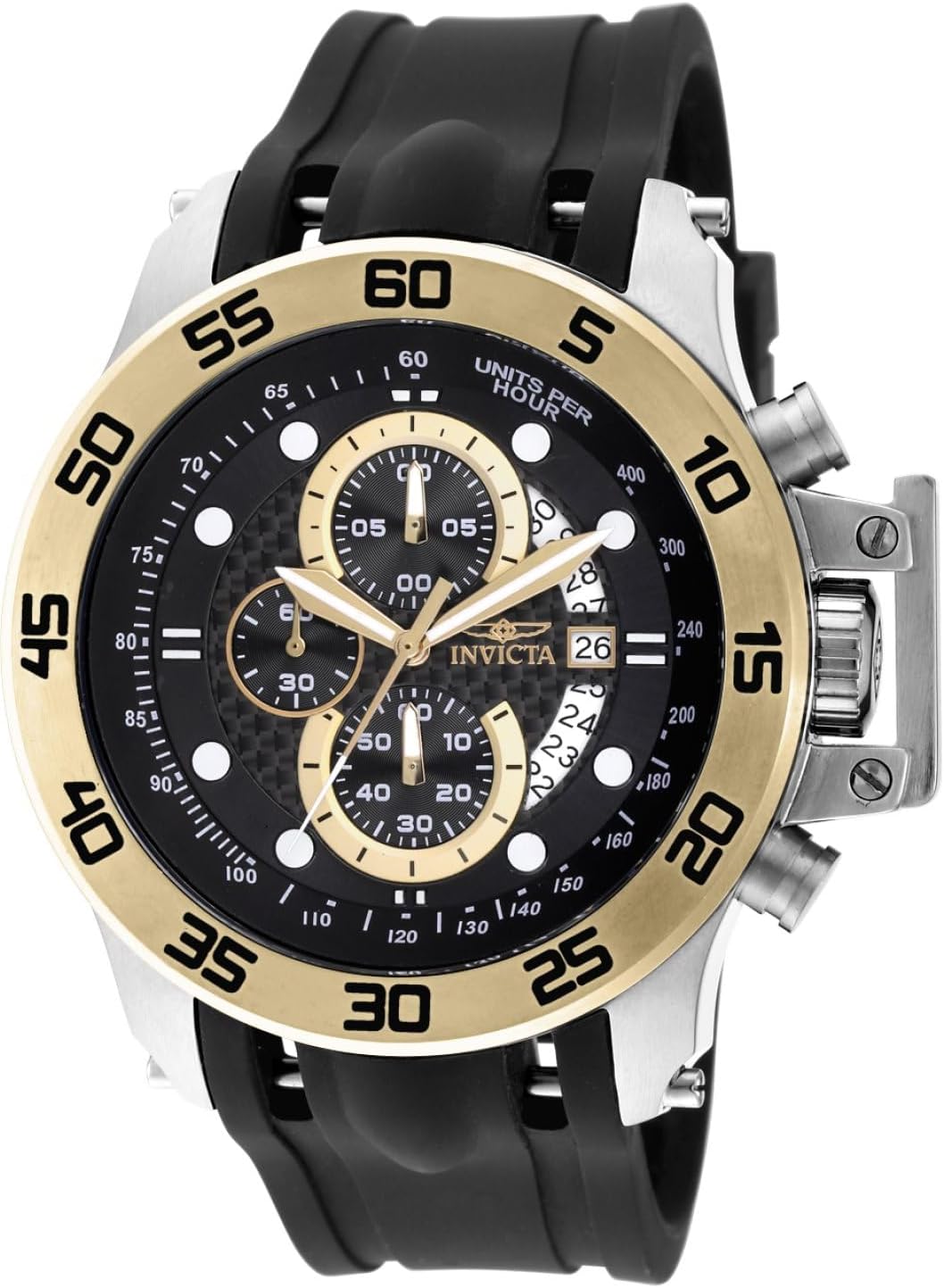 Invicta Mens I-Force Analog Display Japanese Quartz Black Watch – Yaxa ...