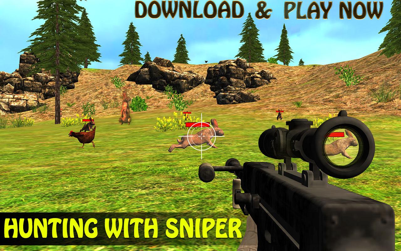 Rabbit Hunting Sniper Safari Shooting Season Games Animal Hunting ...