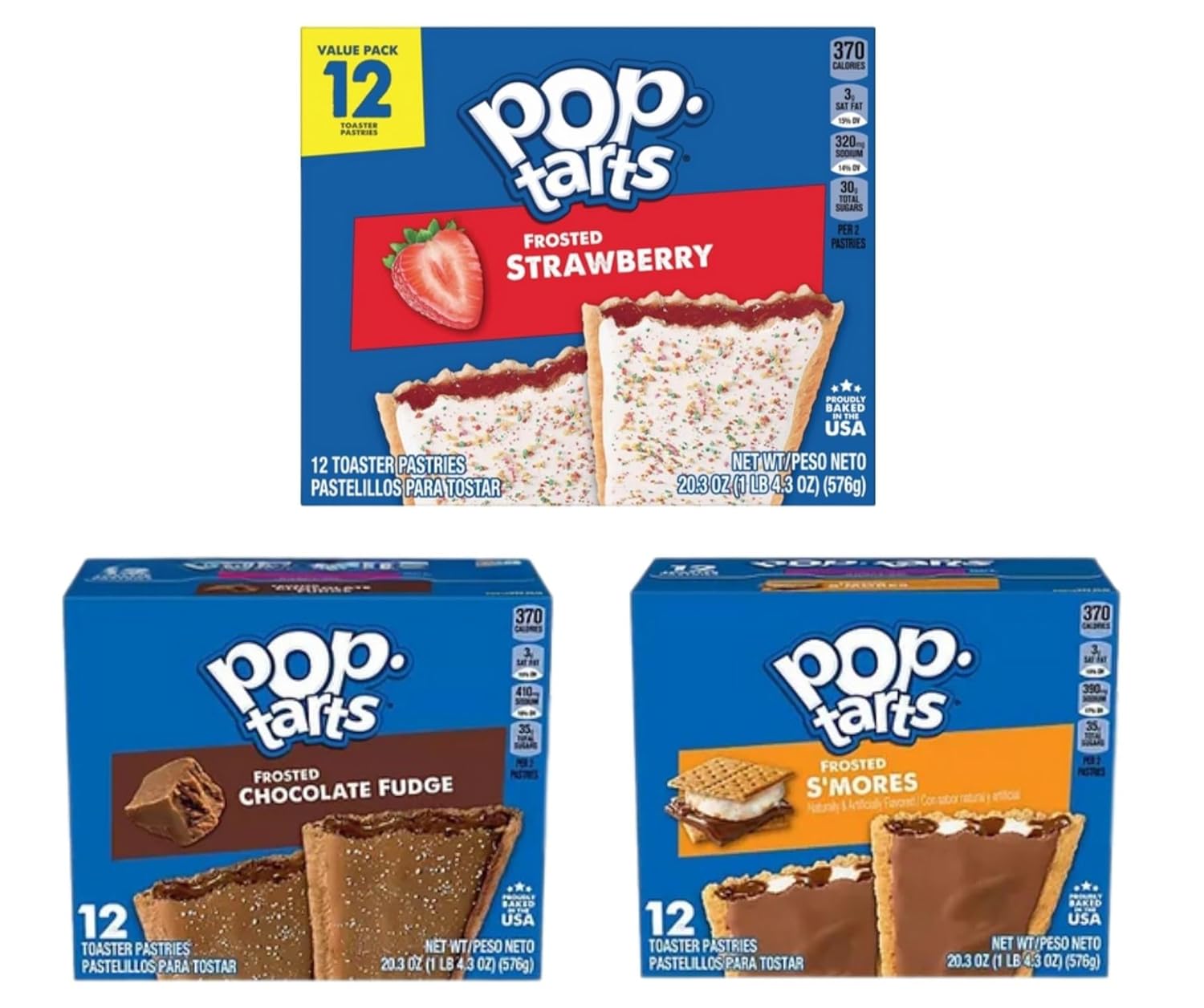 Amazon.com: Asherpro Toaster Pastries, Breakfast Foods, Kids Snacks ...