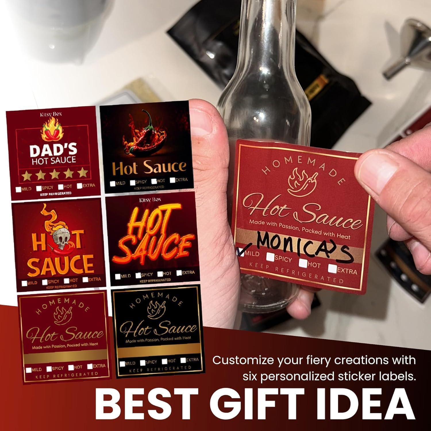 Snapklik.com : Gourmet Hot Sauce Making Kit, Unique Gift For Men, Fun ...