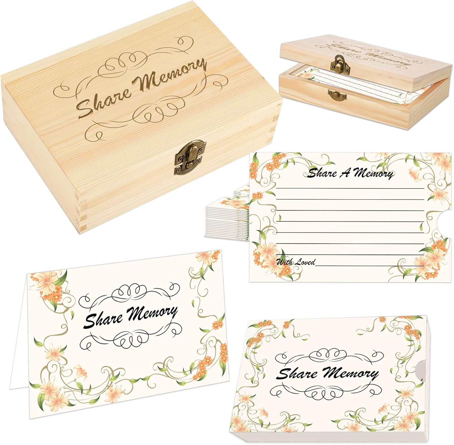 Amazon.com: WAN2TLK 60PCS Share a Memory Cards, Share Memorial Cards ...