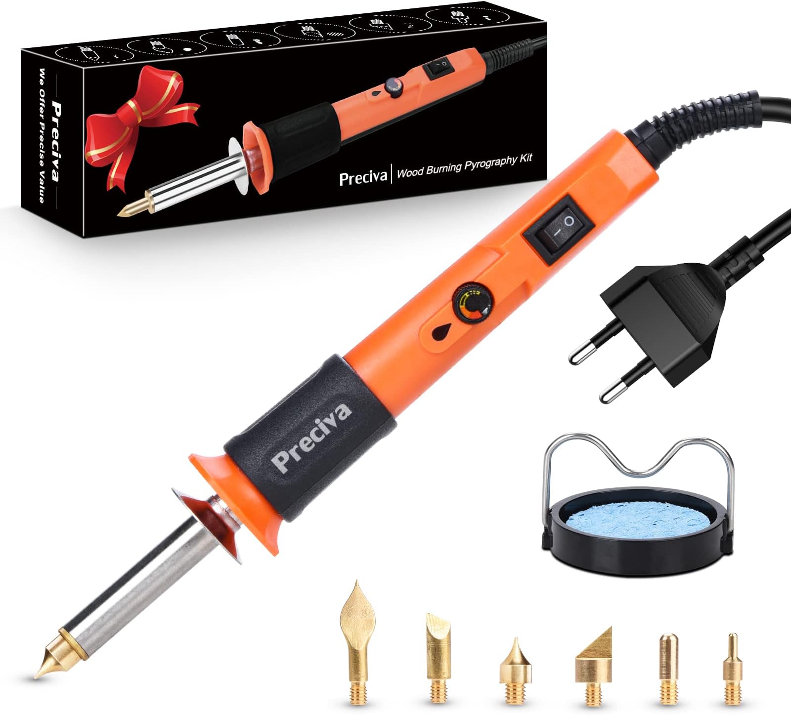 Kit de Pyrogravure Bois, Preciva Stylo de Pyrogravure sur Bois, Kit ...