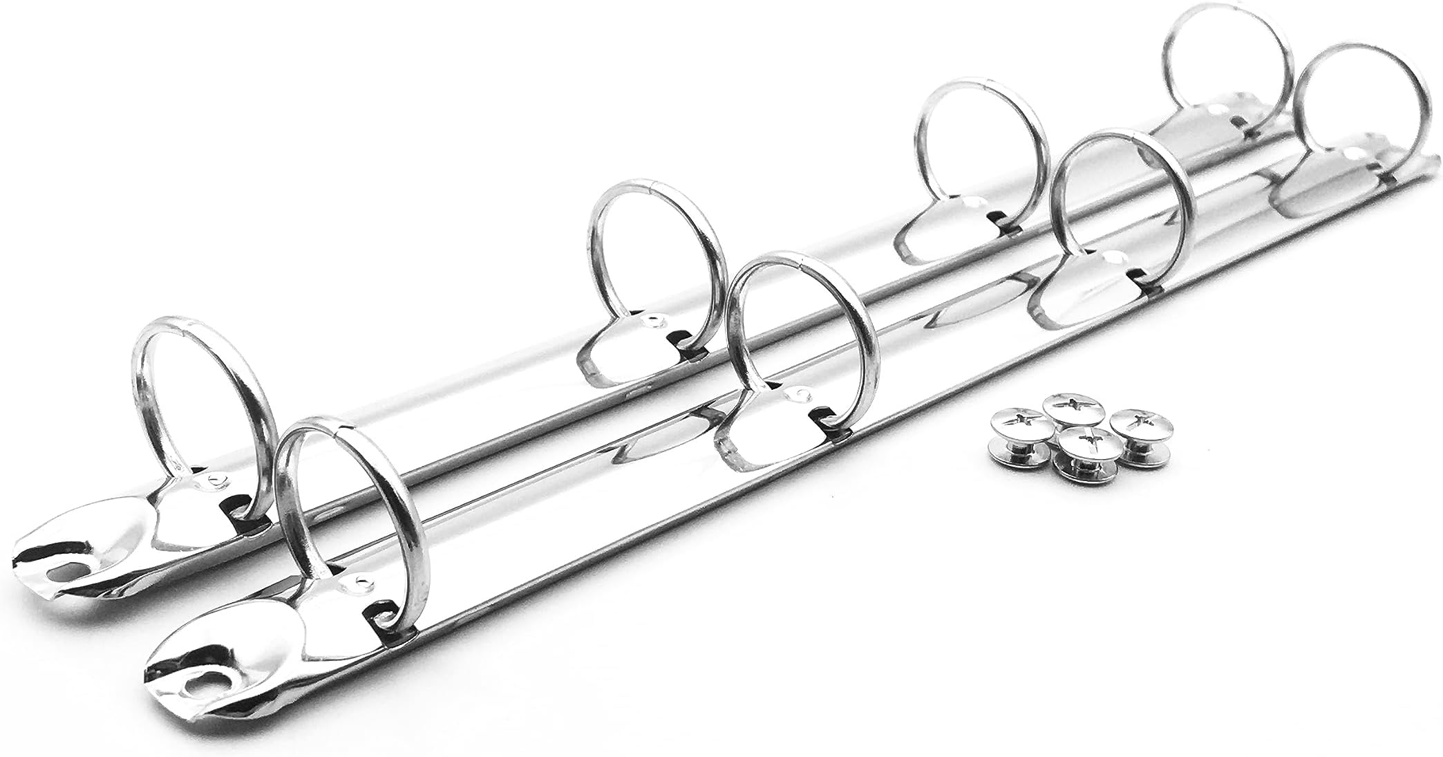 Julyun 2Pcs A4 Size Ring Binder Mechanism Replacement Kit,4 O Rings ...