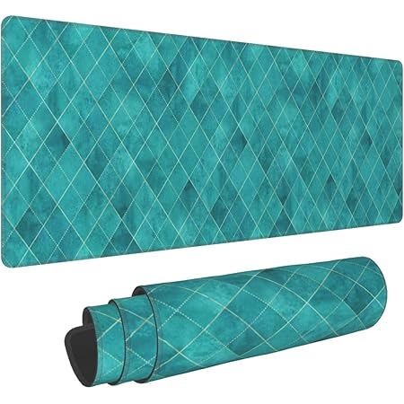 Amazon.com : Geometry Turquoise-Large Mouse Pad Gaming Mousepad XL ...