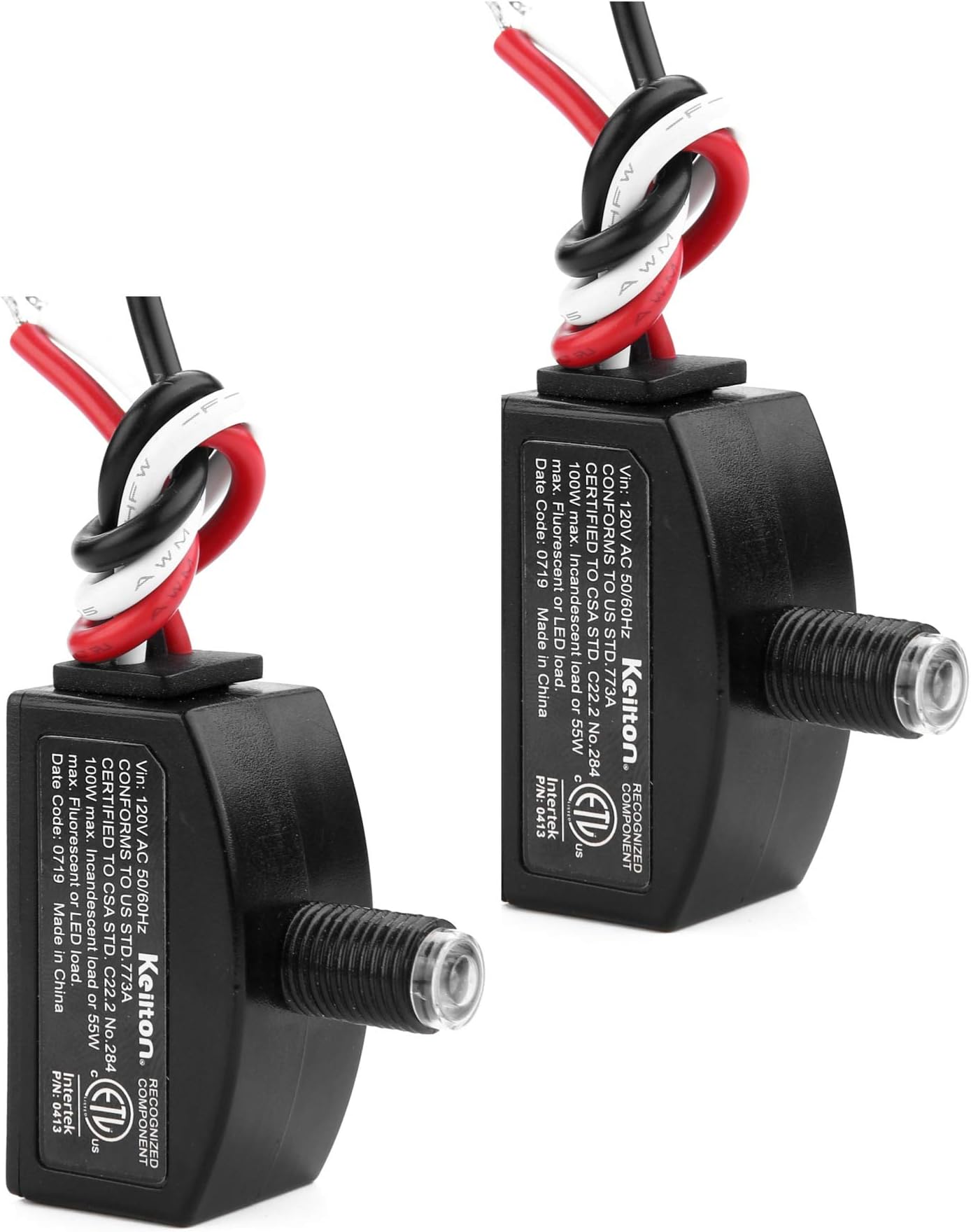 120 Volt Dusk to Dawn Photocell Photoeye Light Sensor Switch, Auto On ...