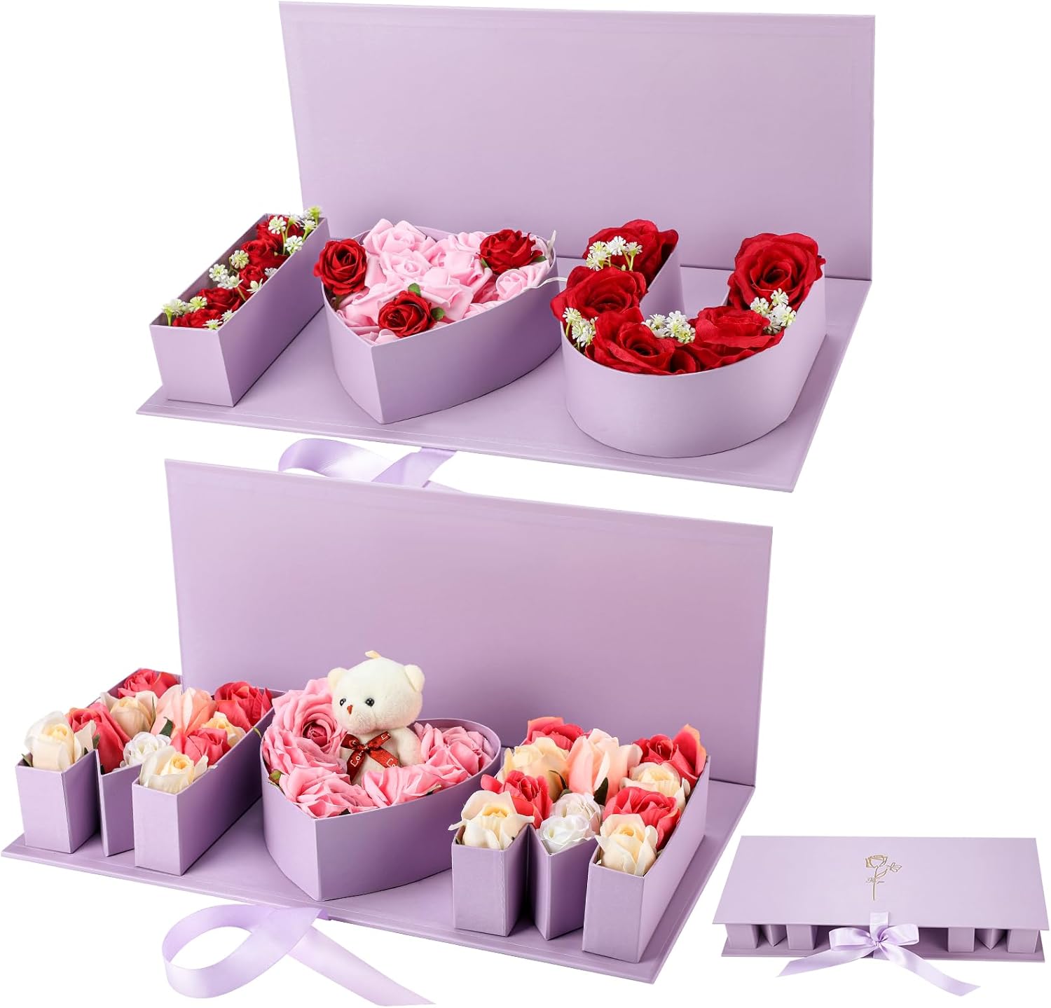Amazon.com: Gilprop 2 Pack Christmas Gifts Box for Mom ''I Love You ...