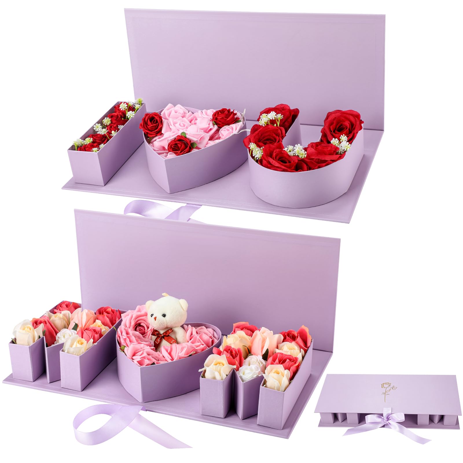 Amazon.com: Gilprop 2 Pack ''I Love You'' ''MOM'' Flower Gift Letter ...