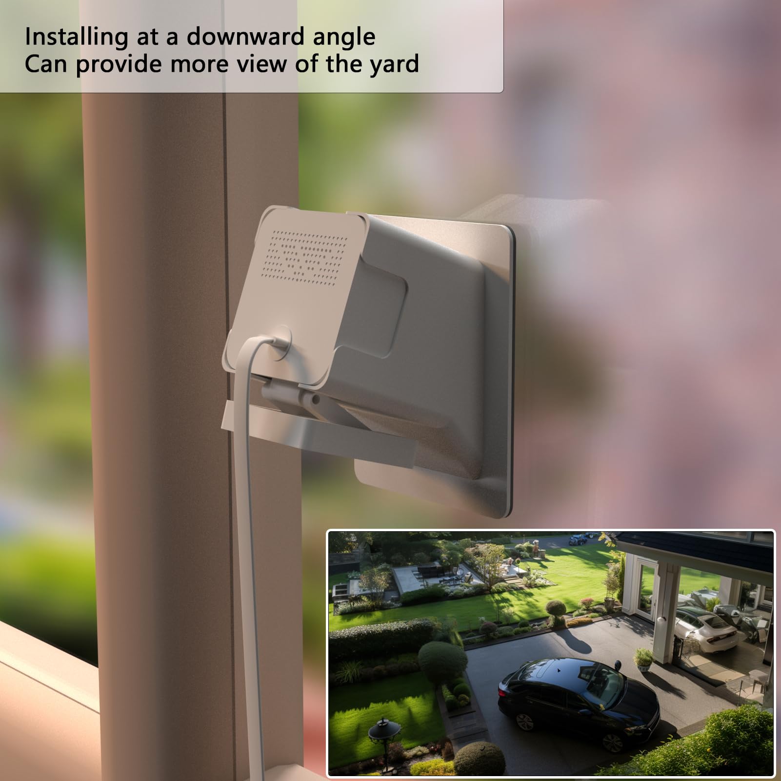 Wyze V4 Camera Angled Window Mount For Wyze Cam V4 & V3 - 20 Degree ...