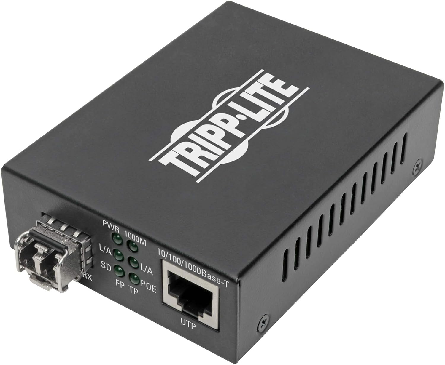 Amazon.com: Tripp Lite Multimode Fiber Media Converter, Fiber to ...