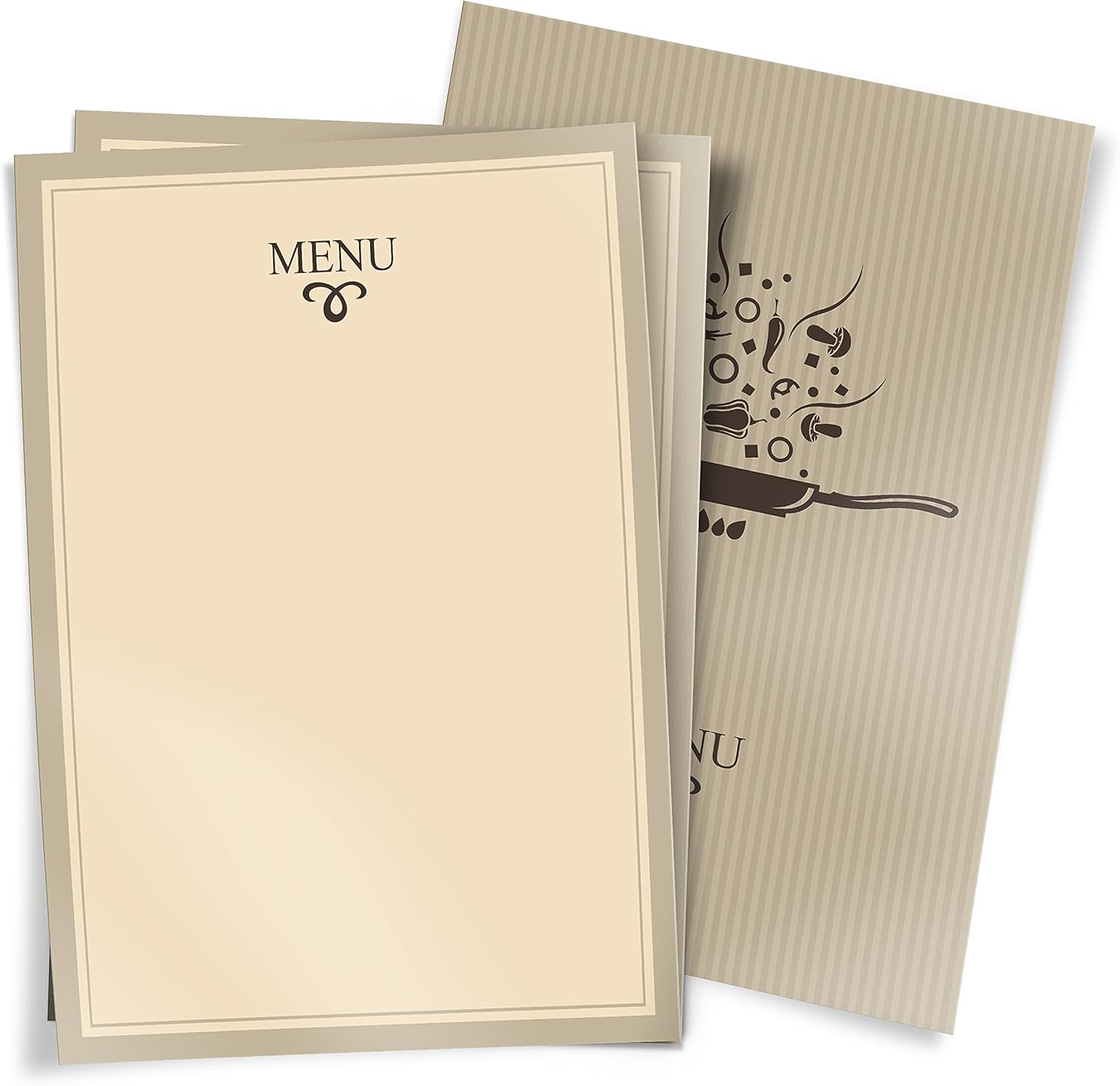 Prestige s Online A4 Blank Menu Cards - Print Your own menus - 160gsm ...