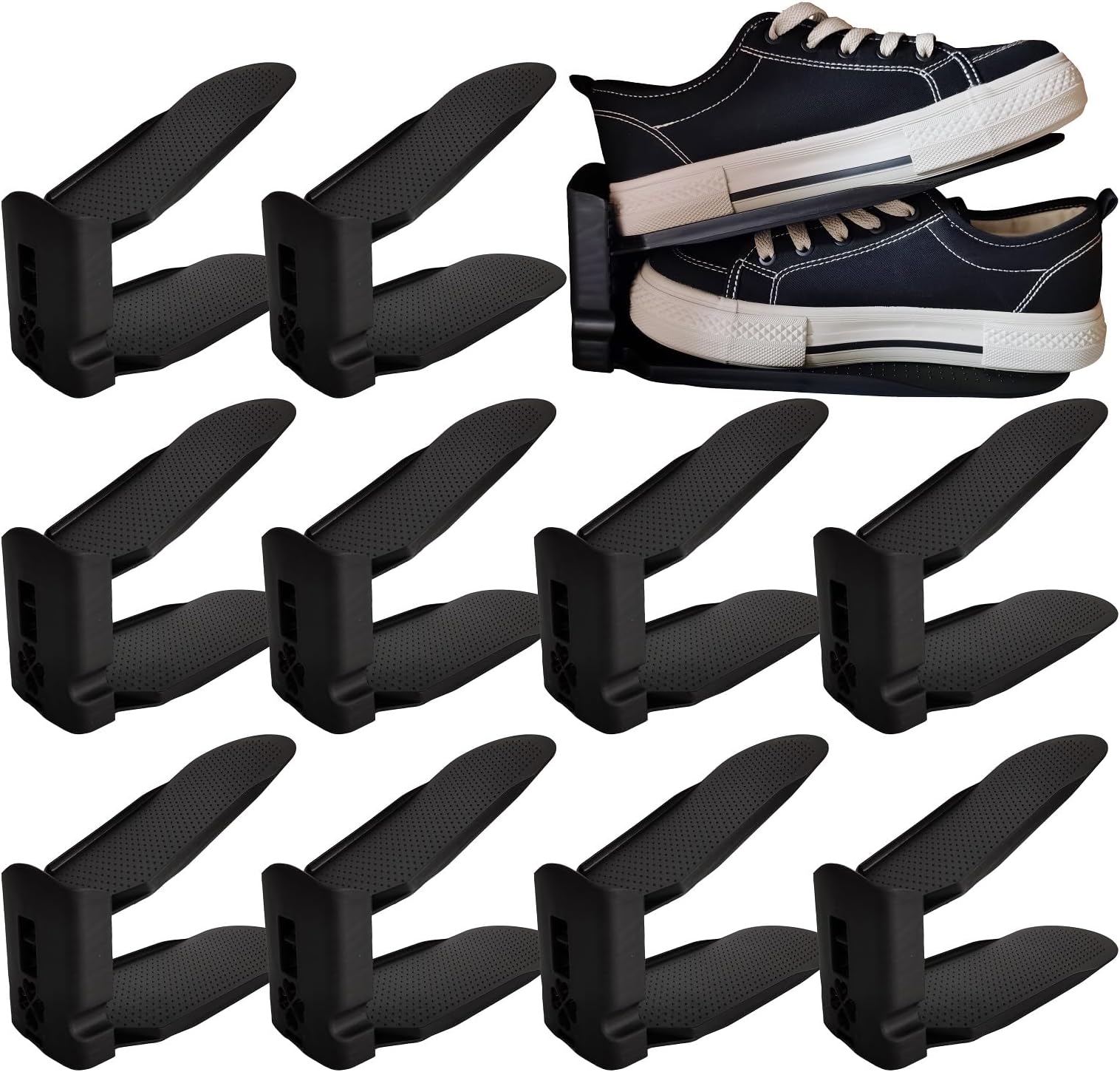 Amazon.com: Shoe Slots Organizer, Shoe Stackers Space Saver, Adjustable ...