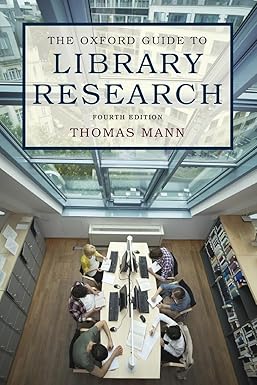 The Oxford Guide to Library Research: Mann, Thomas: 9780199931064 ...