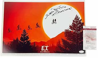 Amazon.com: Matthew DeMeritt signed 12x18 Poster E.T. ET Phone Home ...