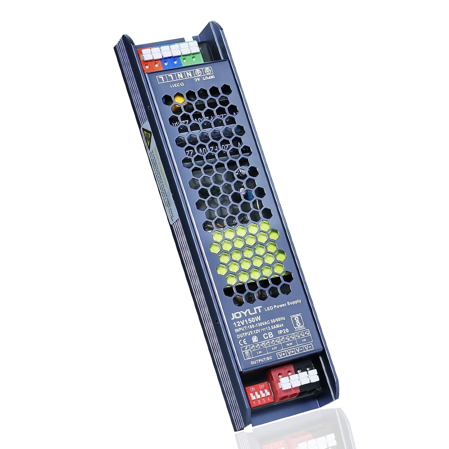 JOYLIT 12V Switching Power Supply 150W CE, 100-130V AC to DC 12V LED ...