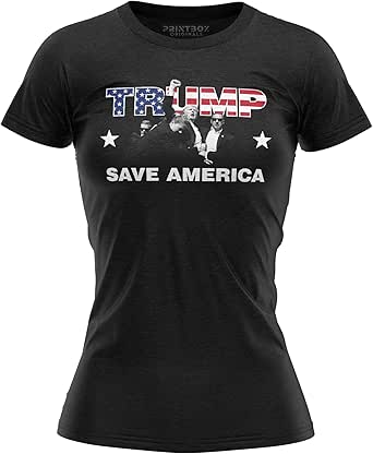 Trump Save America Assassination Womens Shirt, Trump Campaign Rally ...