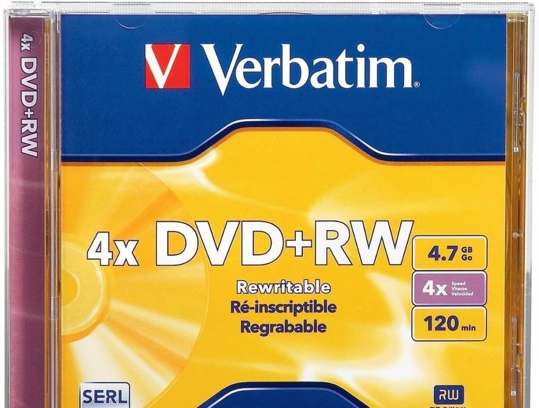 Amazon.com: Verbatim America (94520) 6-Pack DVD Rewritable Media DVD+RW 4x 4.70GB with Jewel ...