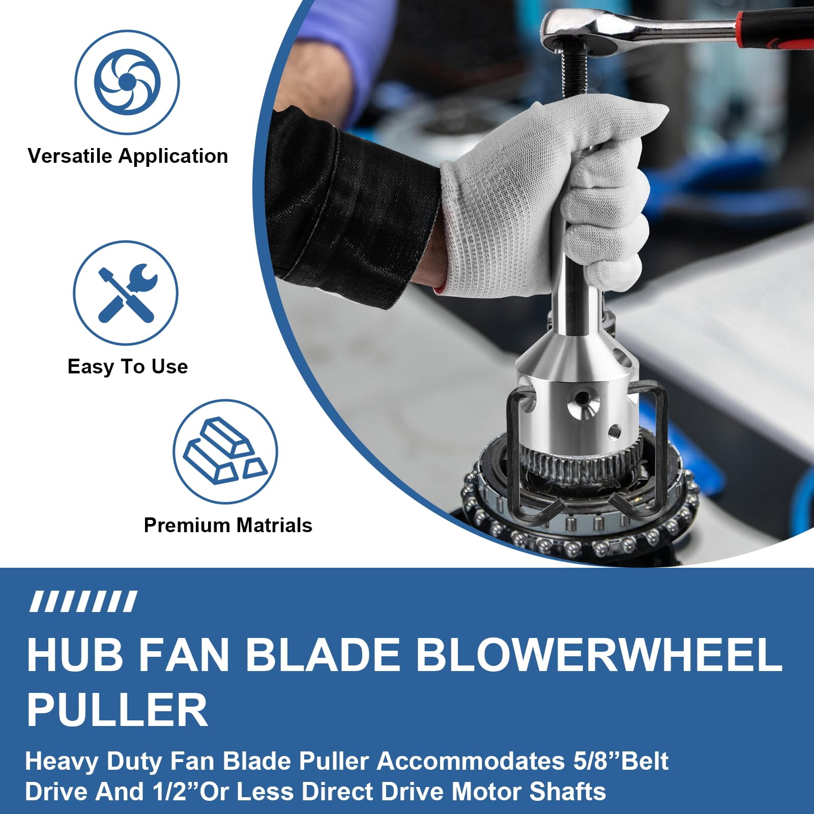 Snapklik.com : Fan Blade And Blower Wheel Puller, 10 Pcs Professional ...