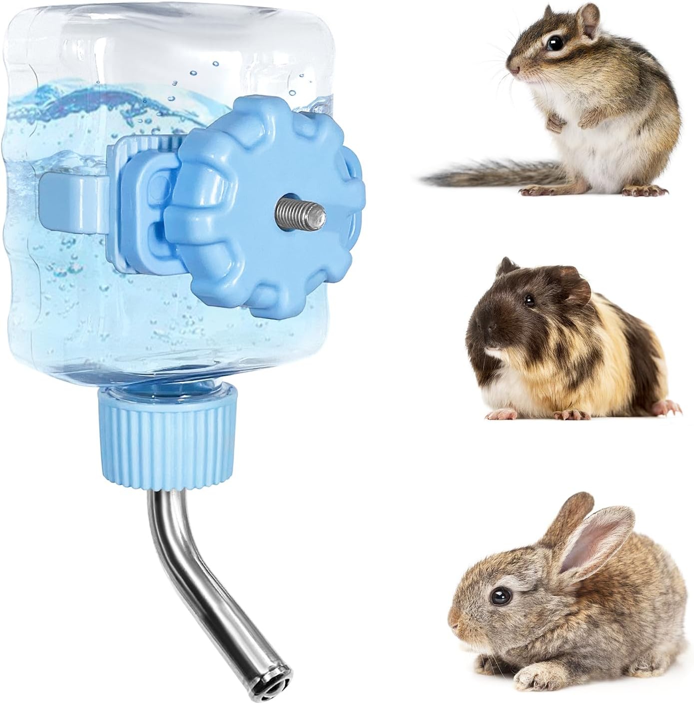 Amazon.com : Vannon Small Animal Water Bottles 6oz (177.42ml) Clear ...