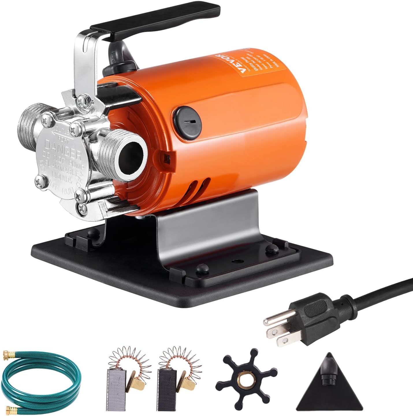 Amazon.com: 12-volt DC 1/10th HP 330 GPH Battery Powered Portable Mini ...