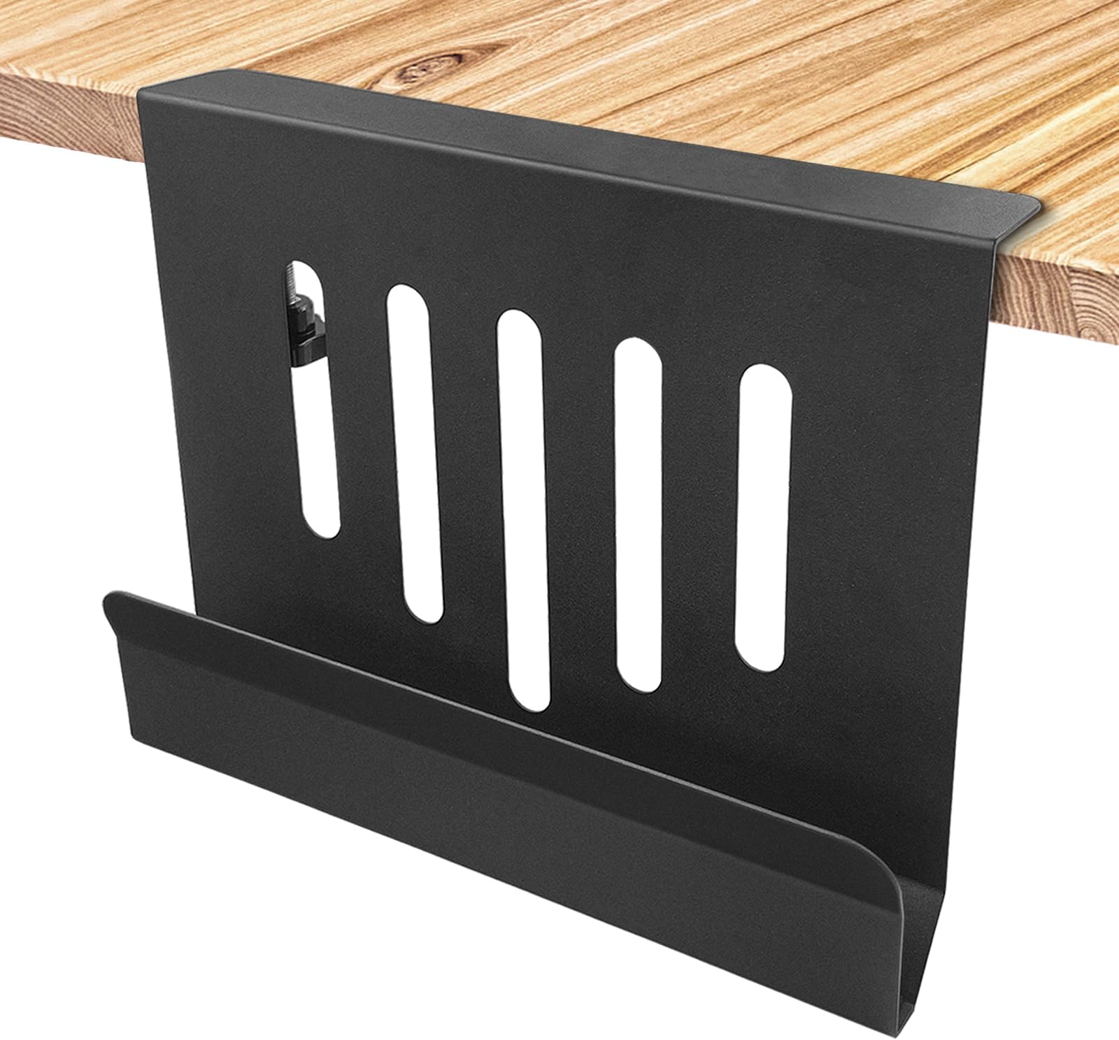 Amazon.com: osseph 2 in1 Desk Side Storage with Cable Management Tray ...