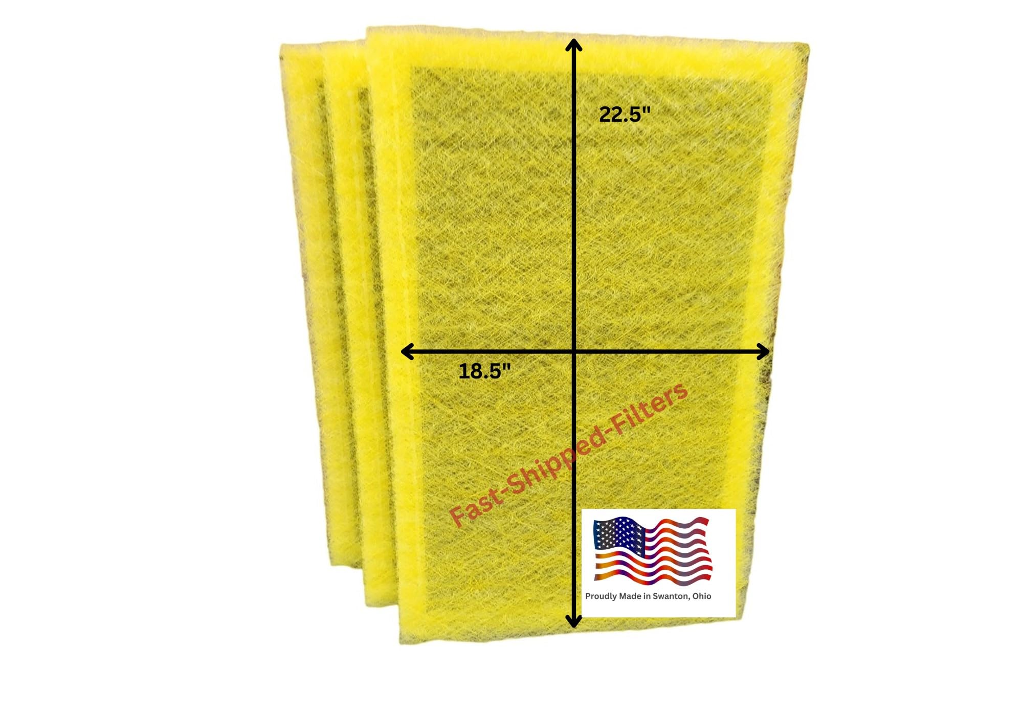 Amazon.com: Fast-Shipped-Filters 3 Pack 20x25 Replacement Filter Pads ...