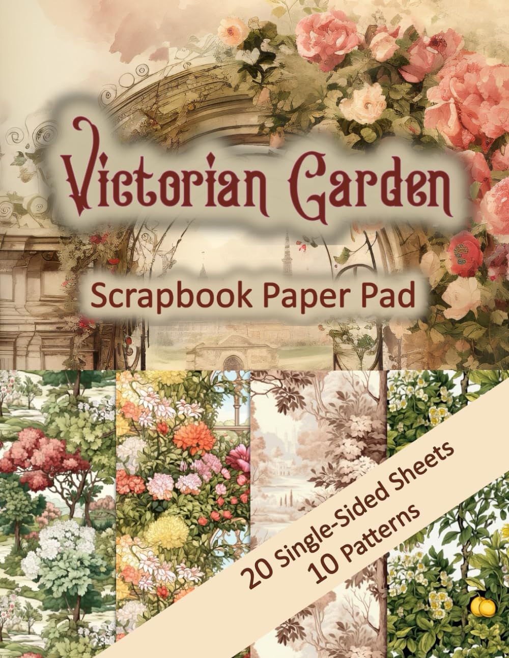 Victorian Garden: Scrapbook Paper Pad: Cooper, Helena: Amazon.com: Books