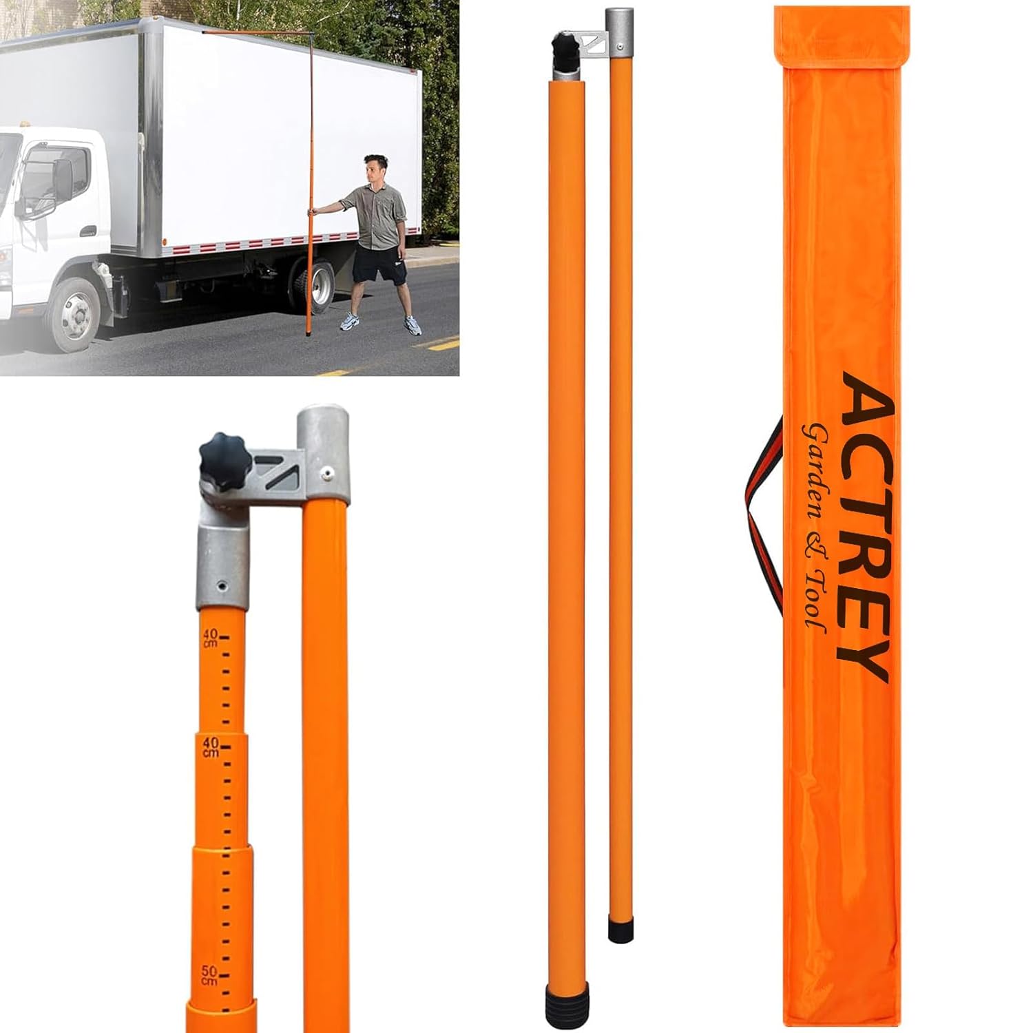 15FT Height Stick,Load Height Measuring Stick,Sturdy Fiberglass Truck ...