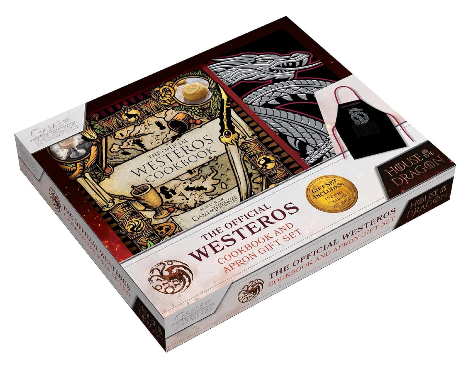 Amazon.com: The Official Westeros Cookbook and Apron Gift Set: Recipes ...