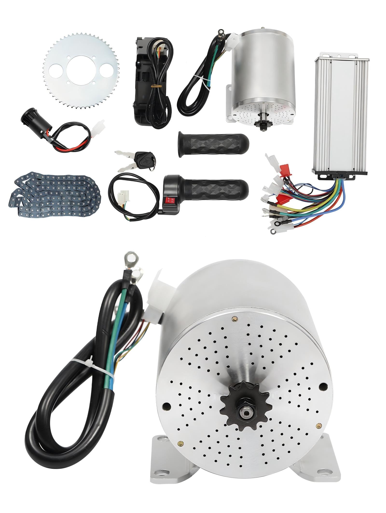 Amazon.com: Electric Brushless DC Motor Universal for 48V 60V 72V ...