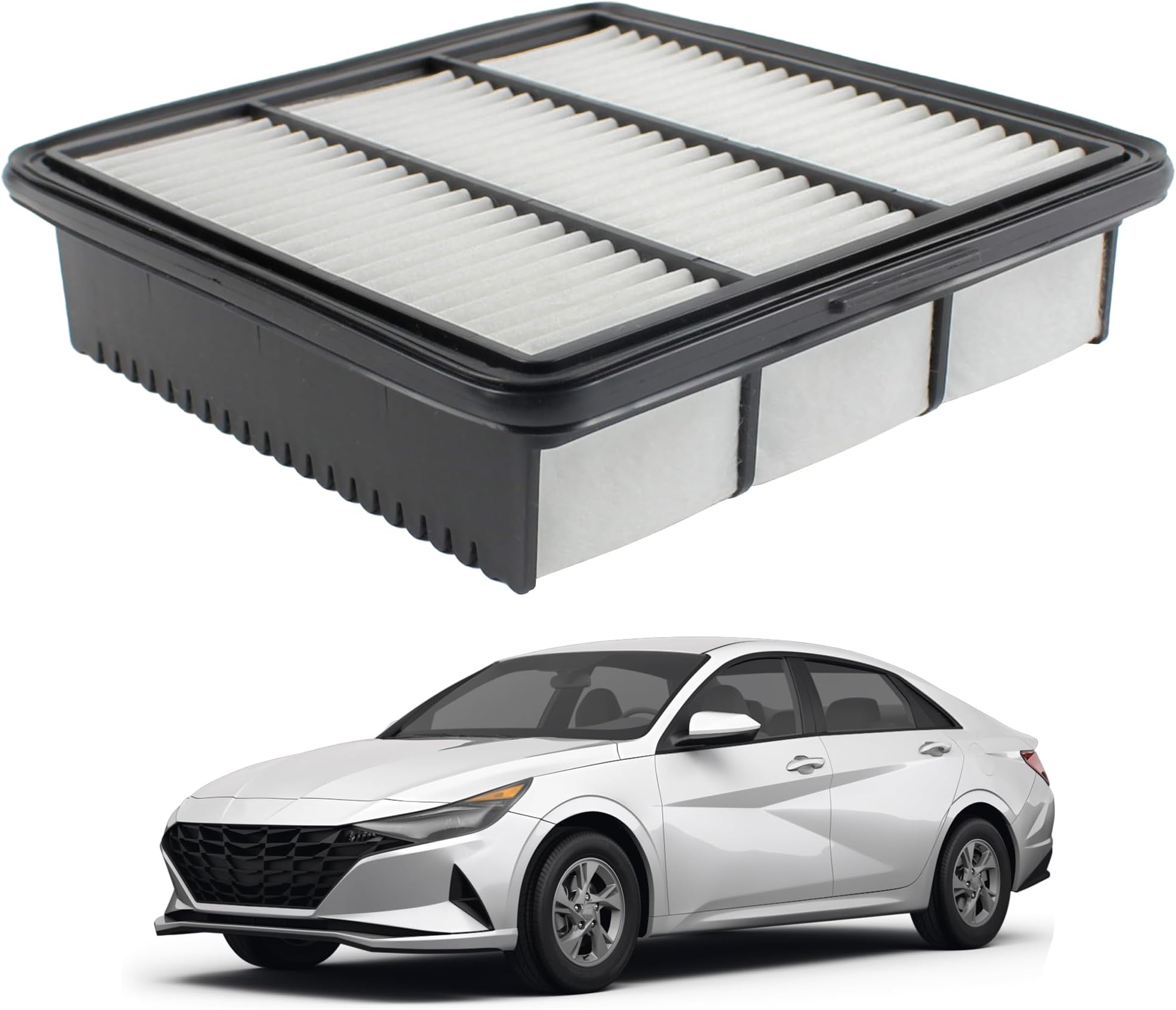 Amazon.com: A-Premium Engine Air Filter Compatible with Hyundai Elantra ...
