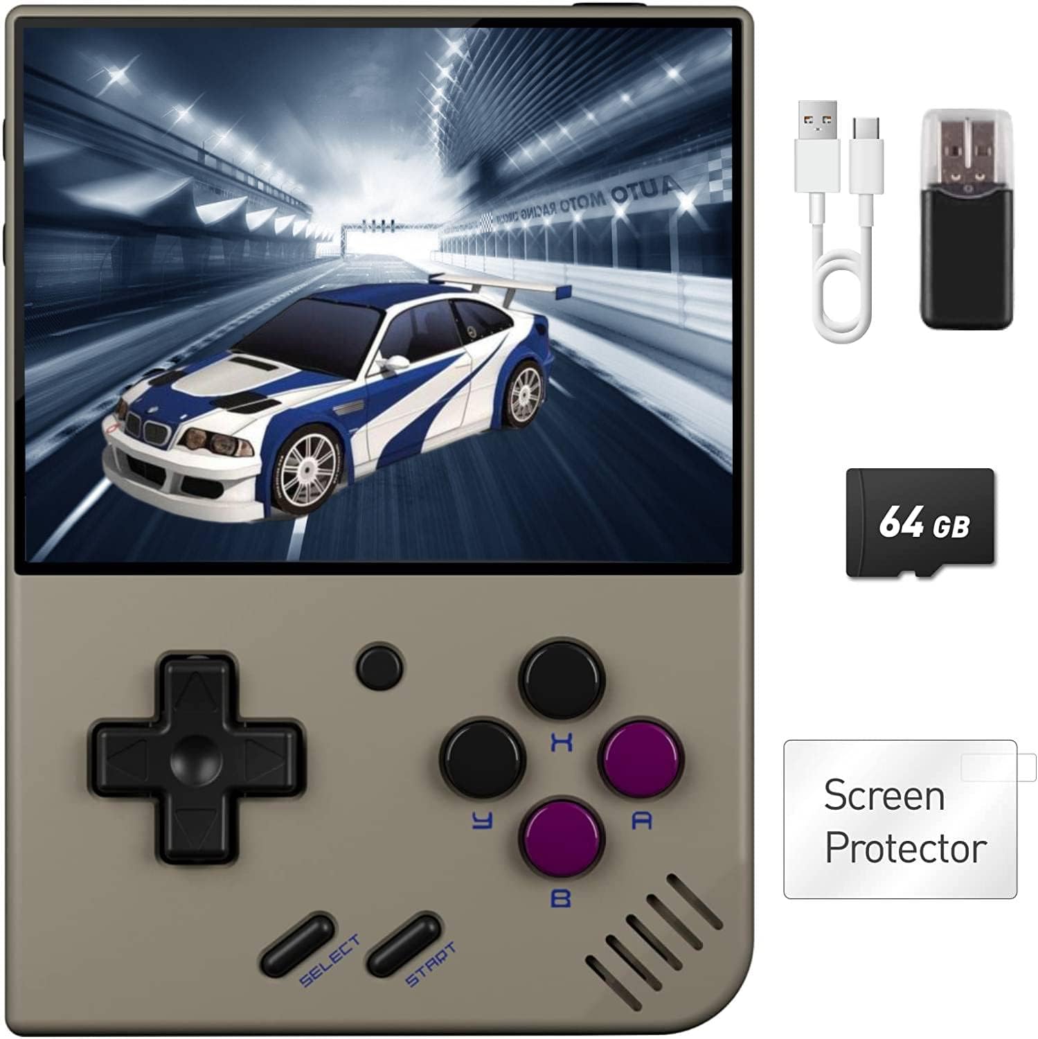 Amazon.com: Miyoo Mini Plus Handheld Game Console 3.5 inch Classic ...