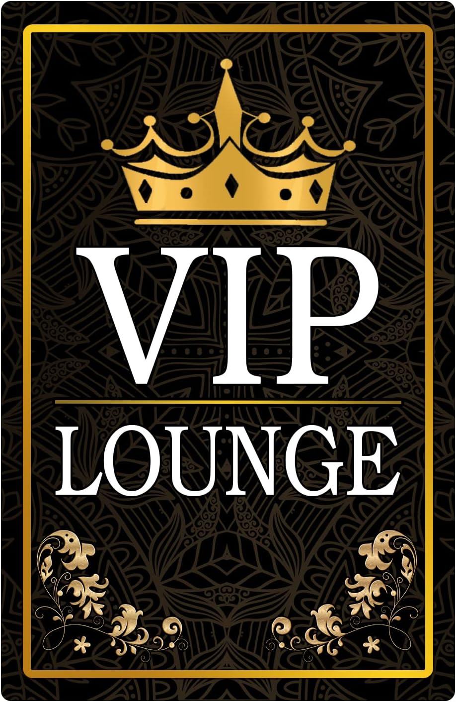 Amazon.com: Aihesui Vintage Metal Sign Retro Wall Plaque VIP Lounge ...