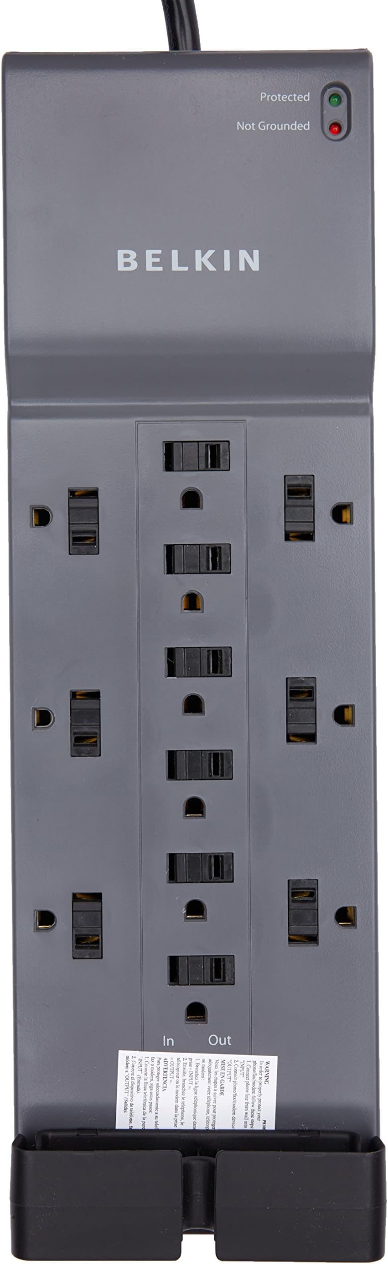 Amazon.com: Belkin 12-Outlet Home and Office Series Surge Protector ...