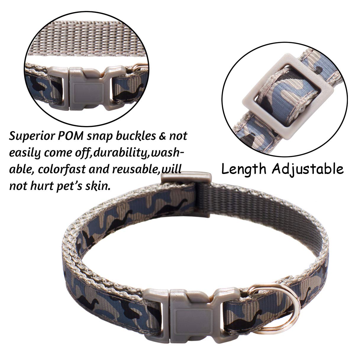 Snapklik.com : Ameolela Puppy ID Collars Identification Whelping Soft ...