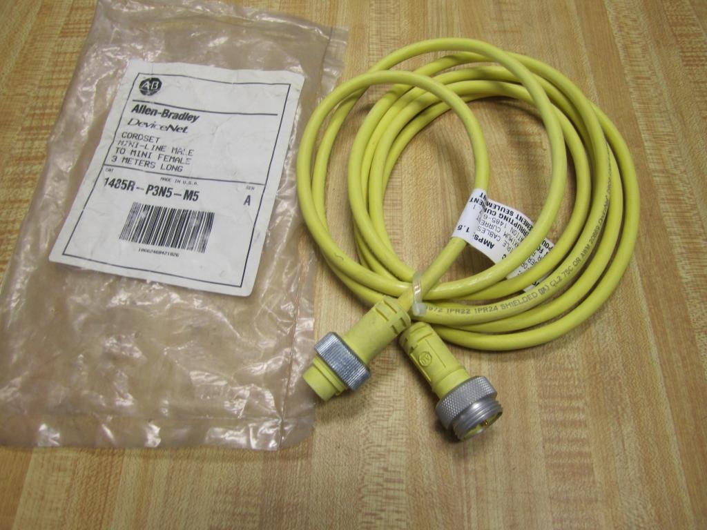 Amazon.com: ALLEN BRADLEY 1485R-P3N5-M5 Straight Female, 3.0, DEVICENET ...